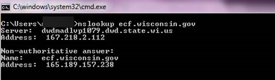 ECF Login Validation and Troubleshooting